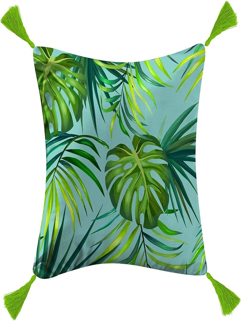 Coussin Amapala Turquoise - Bleu - Kiabi - 6.70€