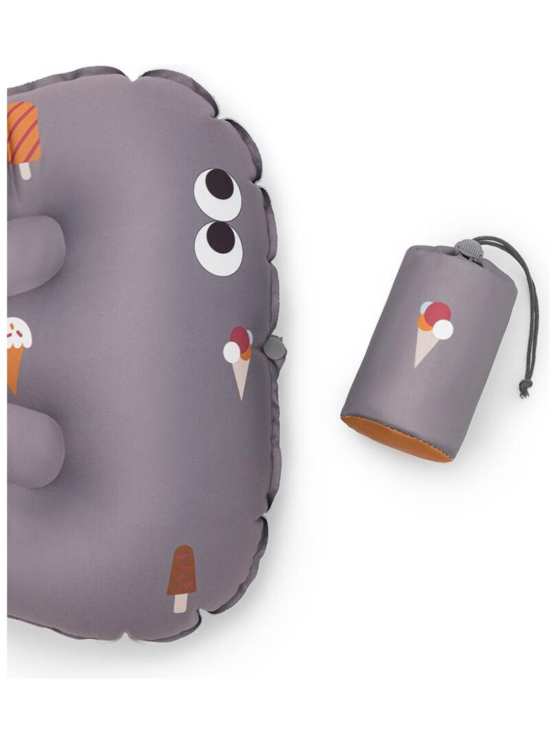 Coussin de chaise enfant gonflable ICE CREAM - Blanc Multicolore Gris ...