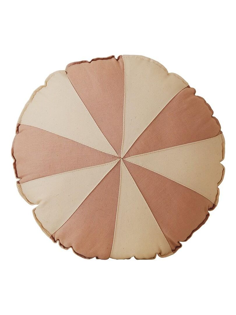 Coussin patchwork Circus Rose poudré - Blanc Rose - Kiabi - 42.90€