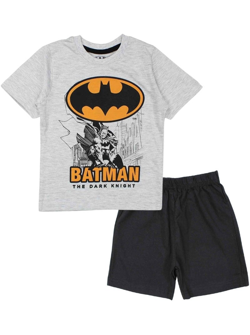 DC Comics - Ensemble T-shirt short garçon Imprimé Batman - Noir - Kiabi ...