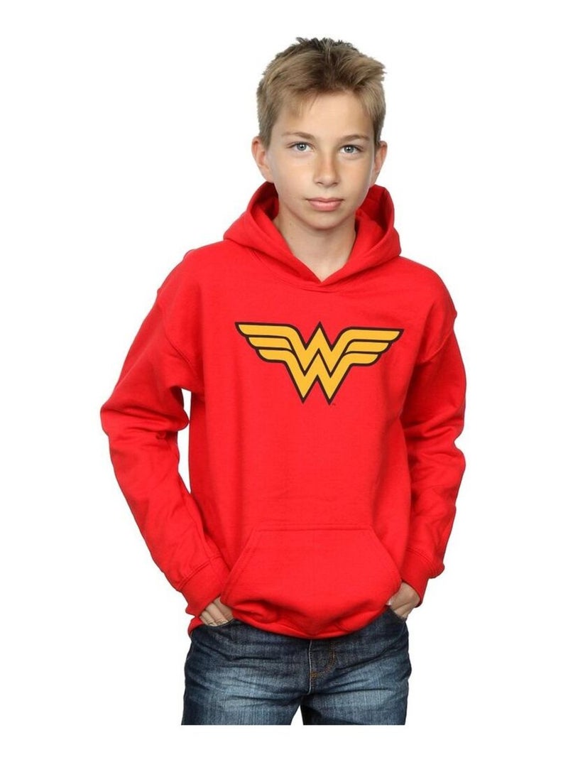 DC Comics - Sweat à capuche - Rouge - Kiabi - 38.99€