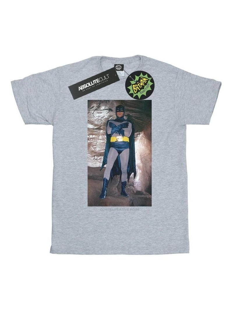 DC Comics - T-shirt BATMAN TV SERIES - Gris chiné - Fille - 0.00€ - Kiabi