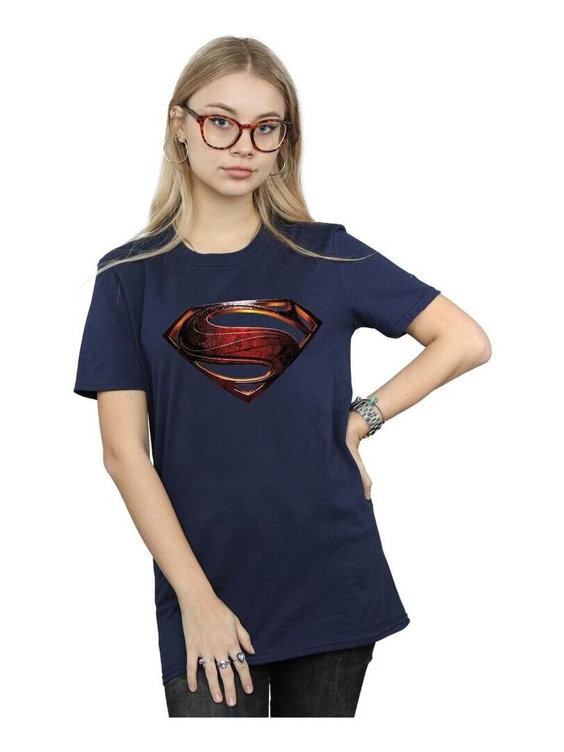 DC Comics - T-shirt JUSTICE LEAGUE - Bleu marine - Kiabi - 29.99€