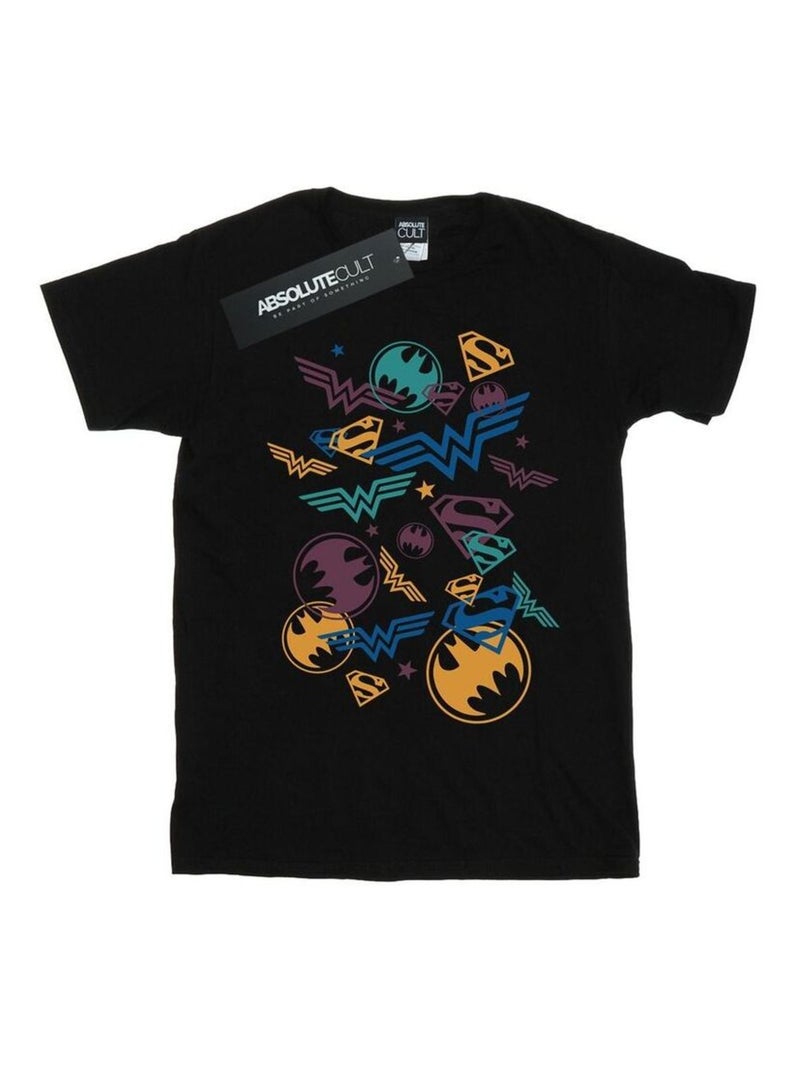 DC Comics - T-shirt JUSTICE LEAGUE - Noir - Kiabi - 29.99€