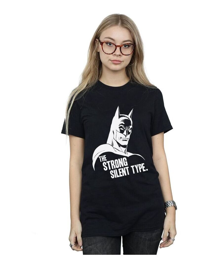 DC Comics - T-shirt STRONG SILENT - Noir - Kiabi - 29.99€