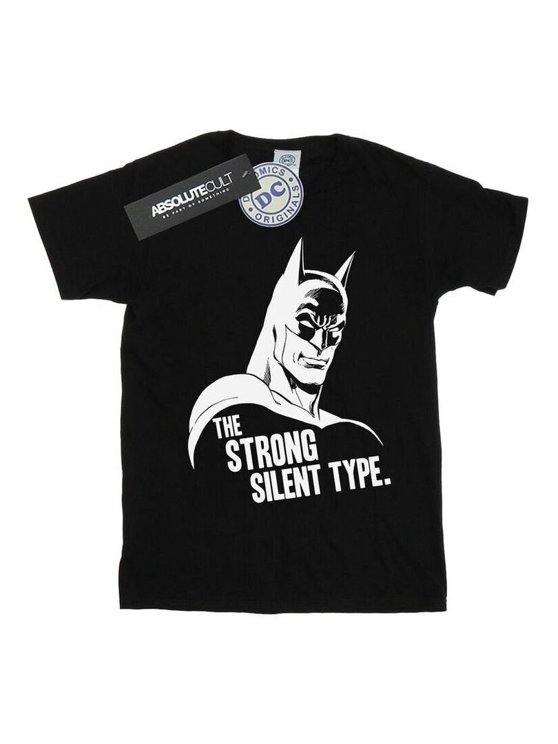 DC Comics - T-shirt STRONG SILENT - Noir - Kiabi - 29.99€