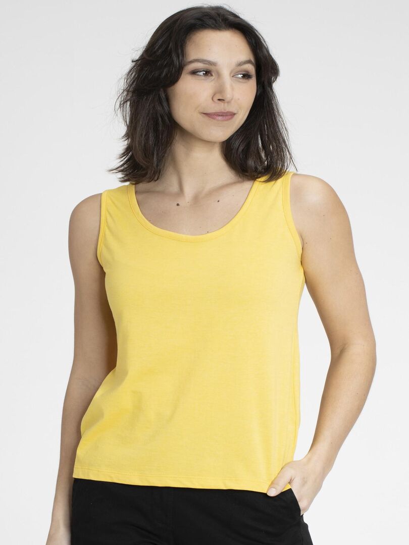 Débardeurs rond MANON - Gérard Pasquier - Jaune - Kiabi - 15.00€