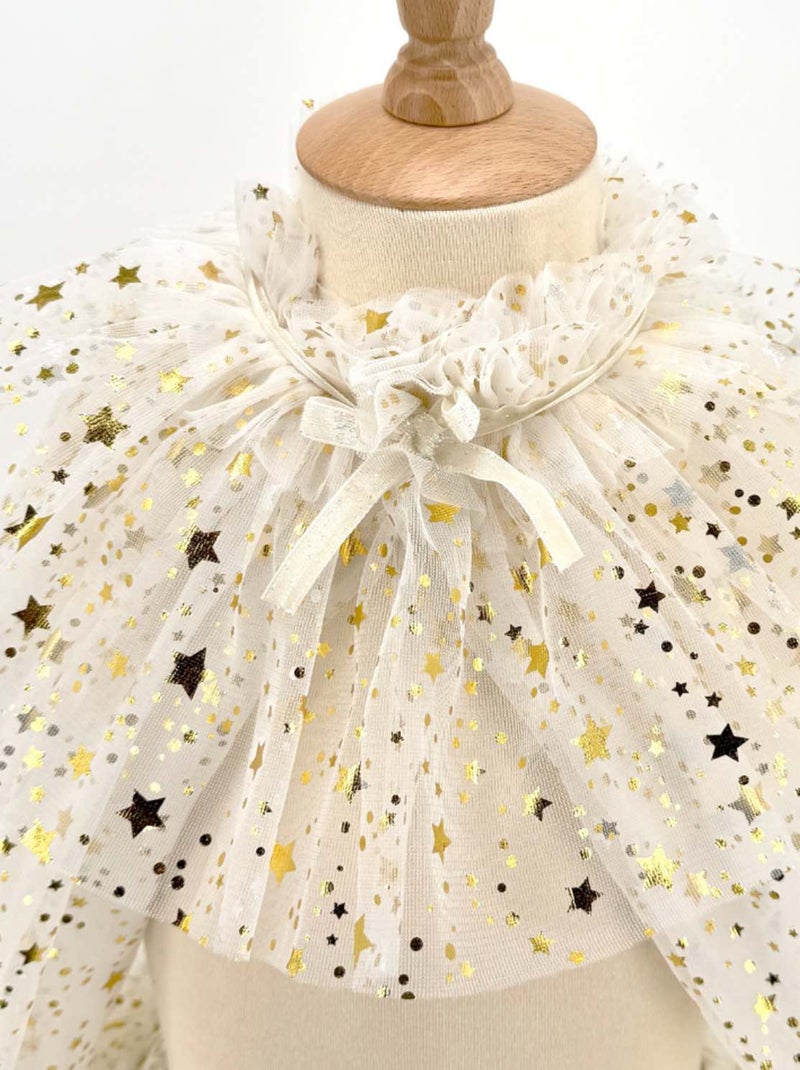 Déguisement enfant – cape avec tutu Loane Labay - Ecru - Fille - 25.97€ - Kiabi