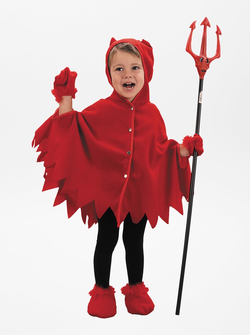 Déguisement petit diable - rouge - 16.00€ - Kiabi