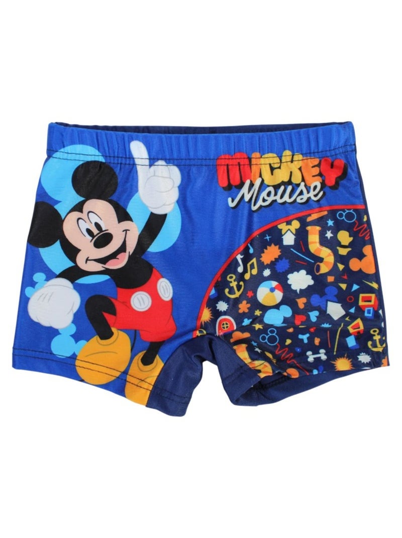 Disney - Boxer de bain Mickey - Bleu marine - Garçon - 9.90€ - Kiabi