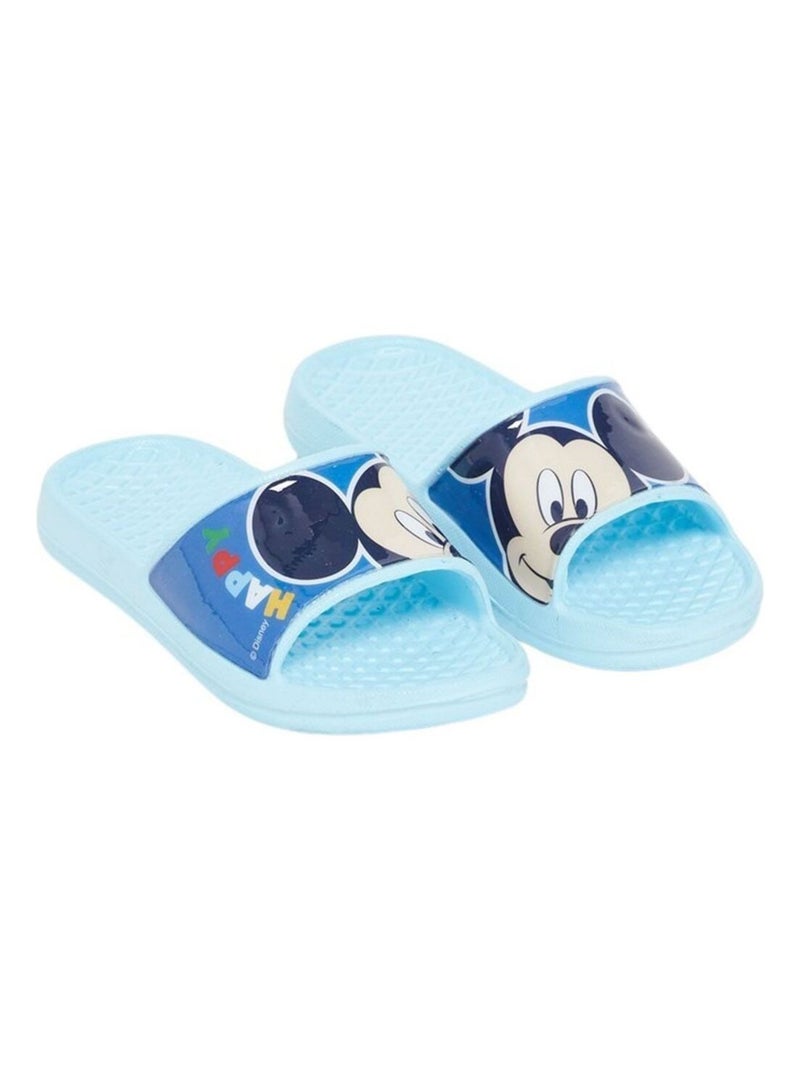 Disney - Claquette garçon imprimé Mickey - Bleu - Kiabi - nu€