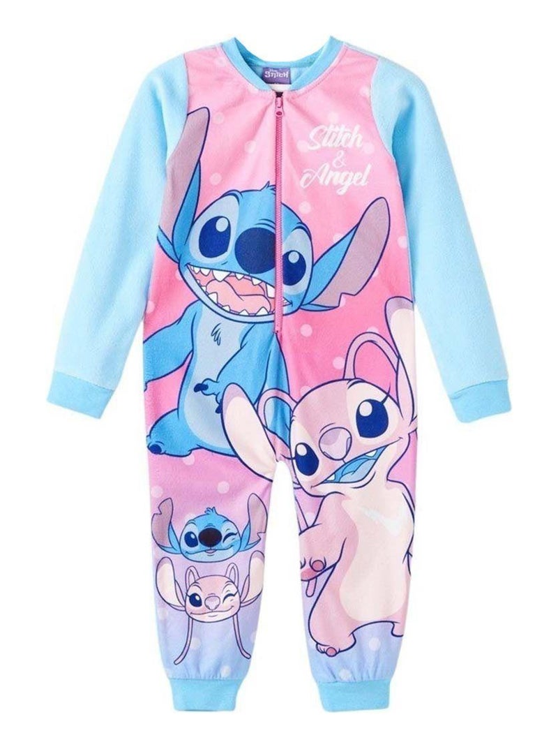 Disney - Combinaison fille imprimé Lilo Et Stitch - Bleu - Kiabi - nu€