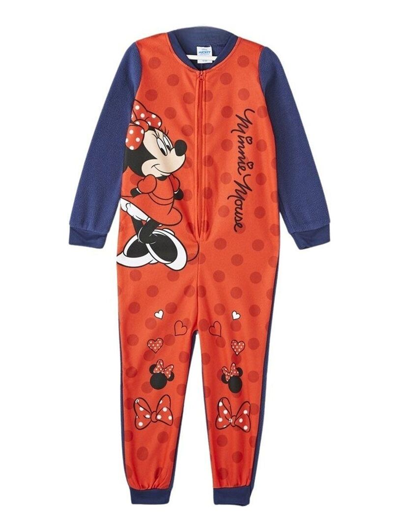 Disney - Combinaison fille imprimé Minnie - Rouge - Kiabi - nu€