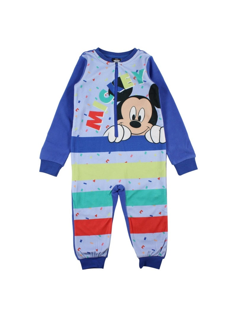 Disney - Combinaison polaire garçon Mickey - Bleu - Garçon - 15.11€ - Kiabi