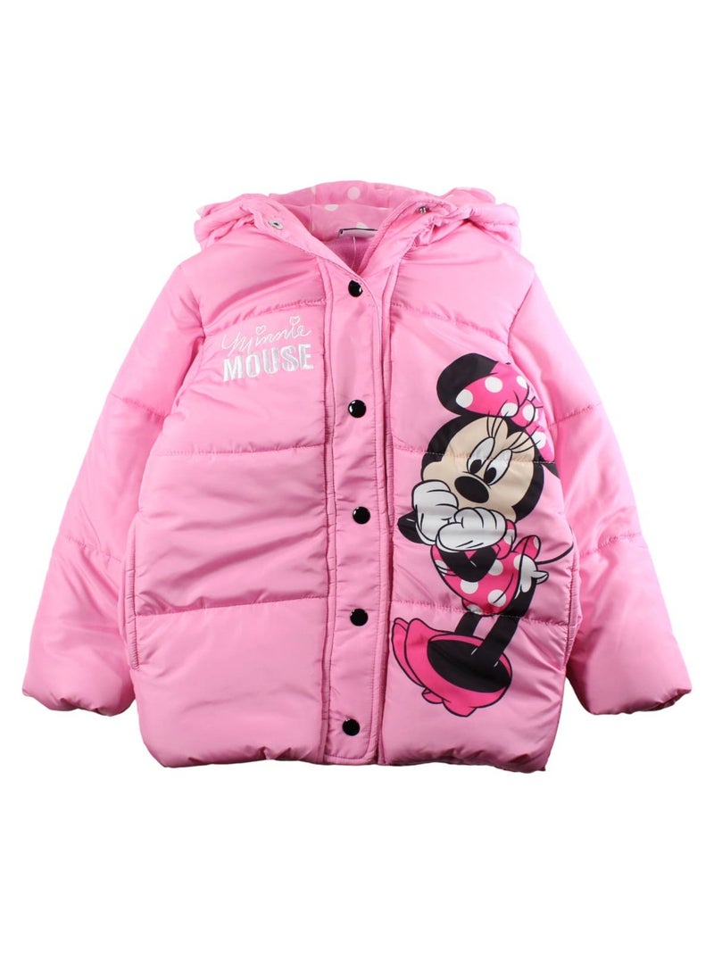 Disney - Doudoune Minnie fille - Rose - Fille - 41.90€ - Kiabi