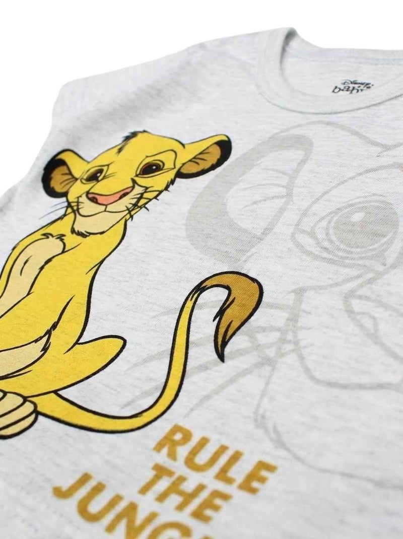 Disney - Ensemble T-shirt short bébé garçon Imprimé Le Roi Lion - Vert ...