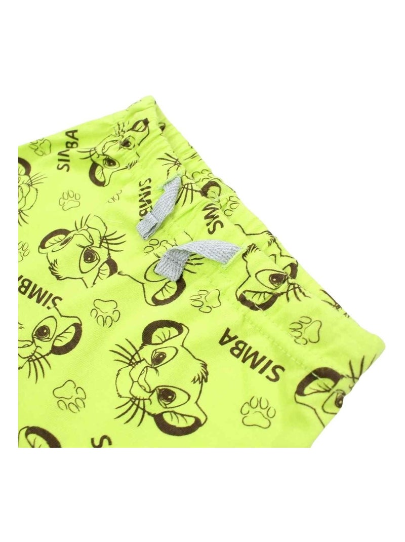 Disney - Ensemble T-shirt short bébé garçon Imprimé Le Roi Lion - Vert ...