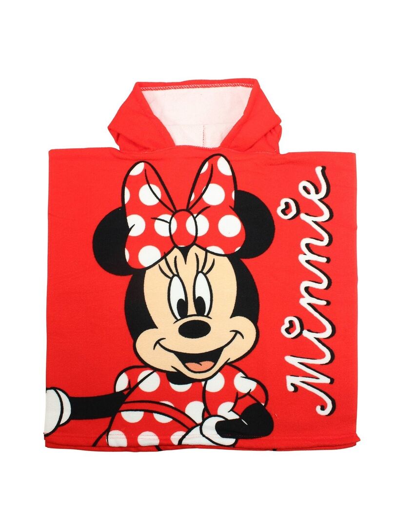 Disney - Poncho fille imprimé Minnie - Rouge - Kiabi - 11.90€
