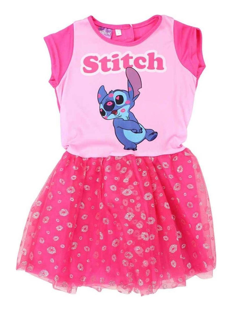 Disney - Robe fille imprimé Lilo Et Stitch - Rose - Fille - 0.00€ - Kiabi