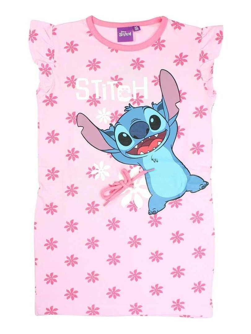 Disney - Robe imprimé Lilo Et Stitch en coton - Rose - Kiabi - 19.90€