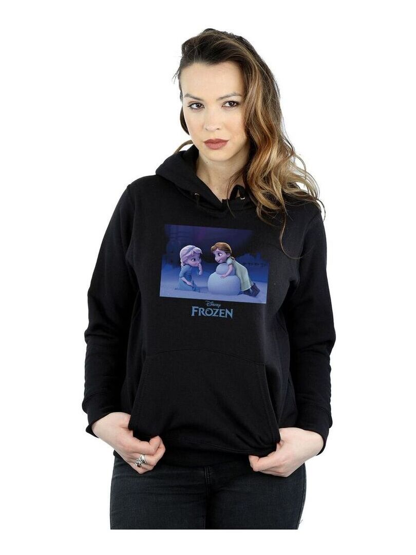 Disney - Sweat à capuche FROZEN BUILD A SNOWMAN - Noir - Kiabi - 56.99€