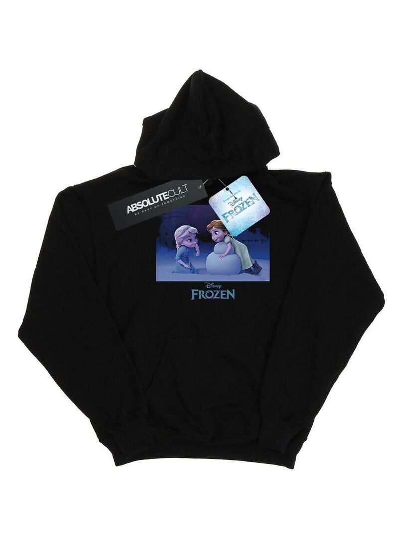 Disney - Sweat à capuche FROZEN BUILD A SNOWMAN - Noir - Kiabi - 56.99€