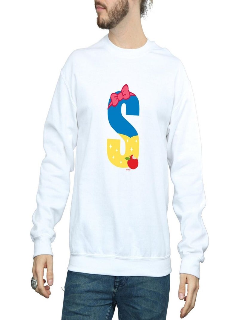 Disney - Sweat ALPHABET S IS FOR SNOW WHITE - Blanc - Kiabi - 43.99€