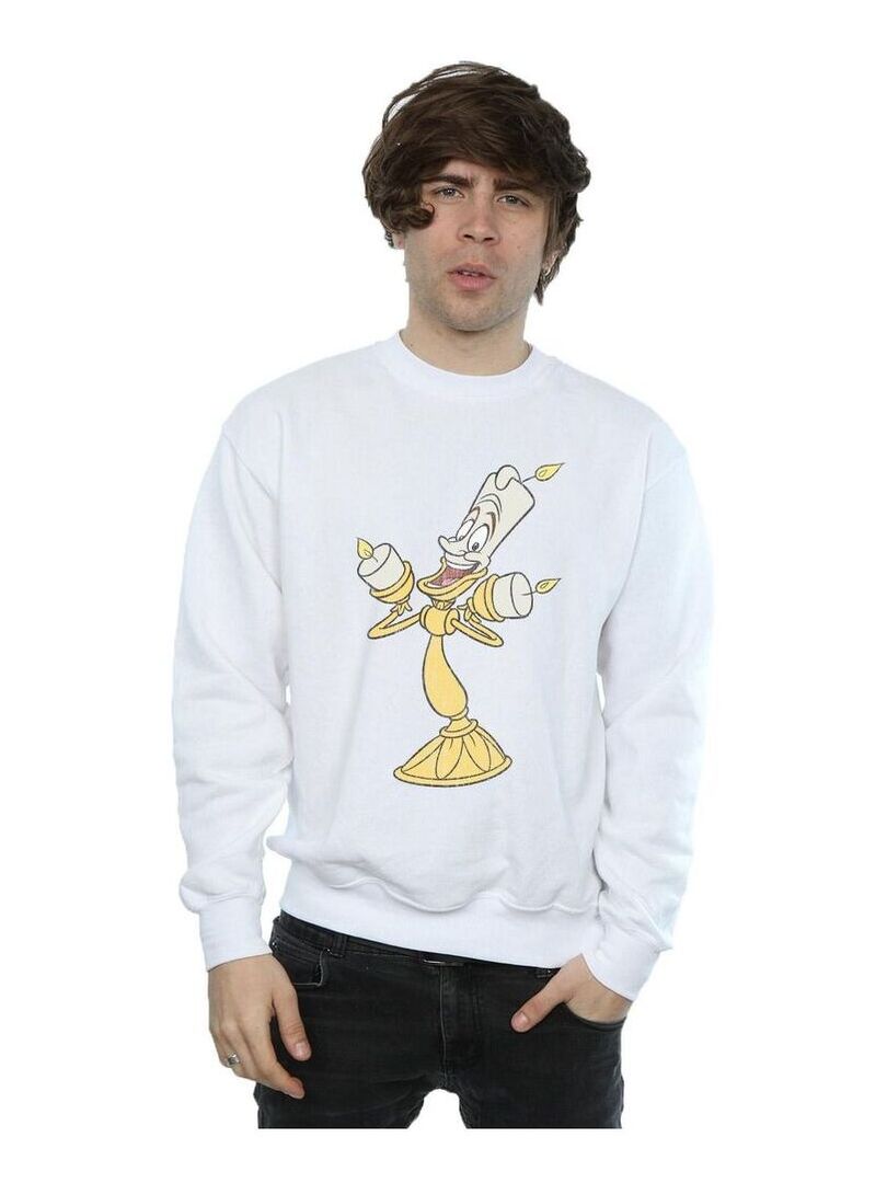 Disney - Sweat BEAUTY AND THE BEAST - Blanc - Kiabi - 44.99€