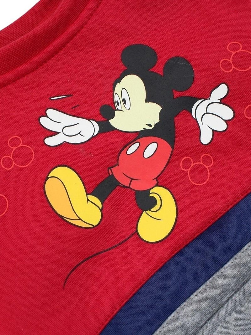 Disney - Sweat garçon imprimé Mickey - Rouge - Kiabi - nu€