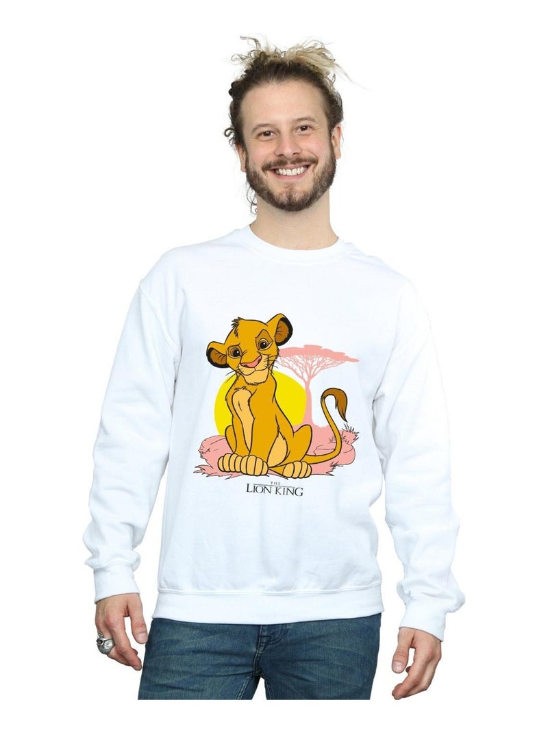 Disney - Sweat THE LION KING - Blanc - Adulte - 0.00€ - Kiabi