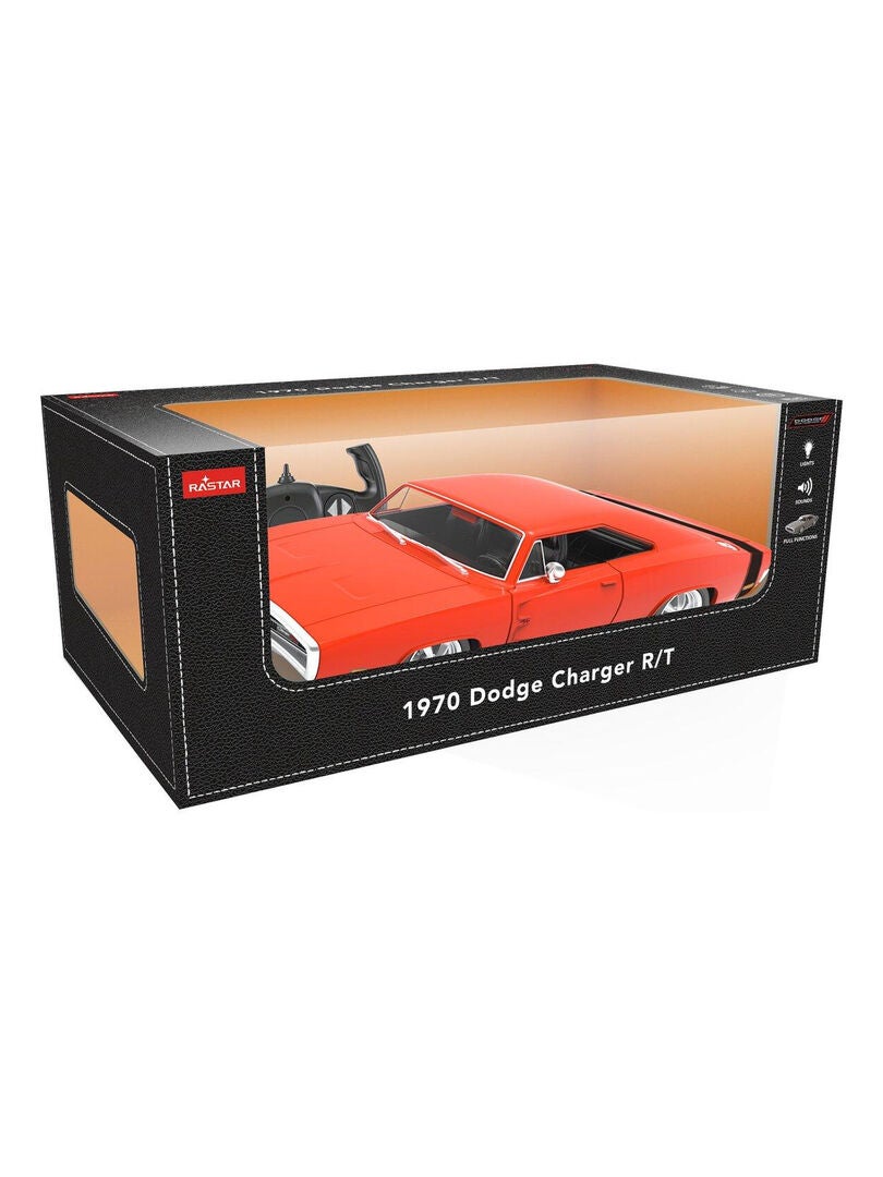 Dodge Charger R T 1970 2 4GHz 1:16 red - Rouge - Kiabi - 80.99€