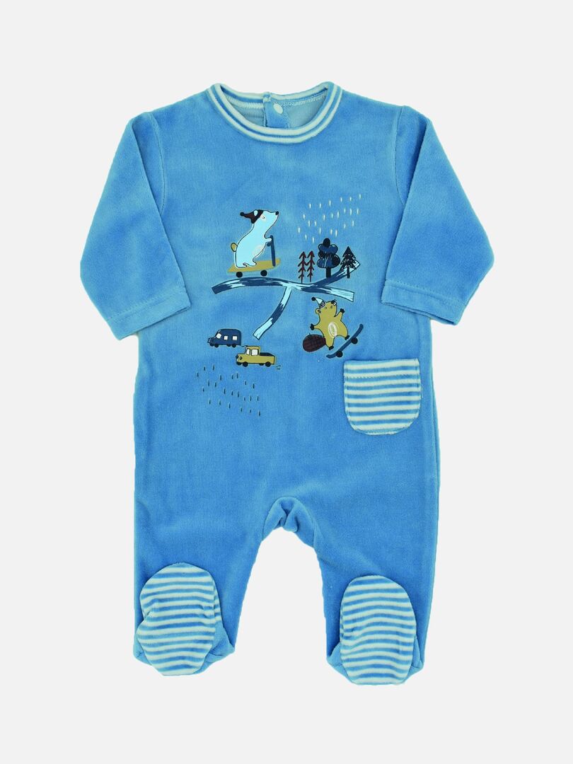 Dors Bien 'bdb3 Castor & Cie' 'doo&bo' - Bleu - Kiabi - 9.49€