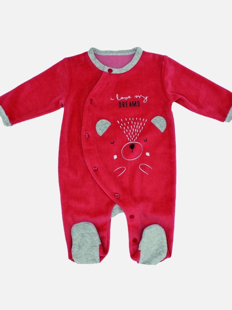 Dors Bien 'gdb1 Cute Bear' 'doo&bo' - Rose foncé - Kiabi - 11.39€