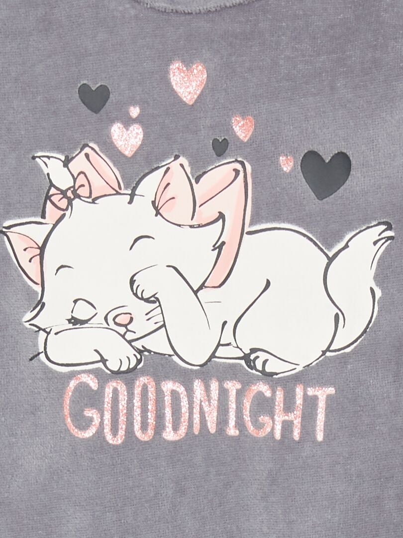 Dors-bien 'Marie' 'Aristochats' 'Disney' velours - gris - Kiabi - 7.50€