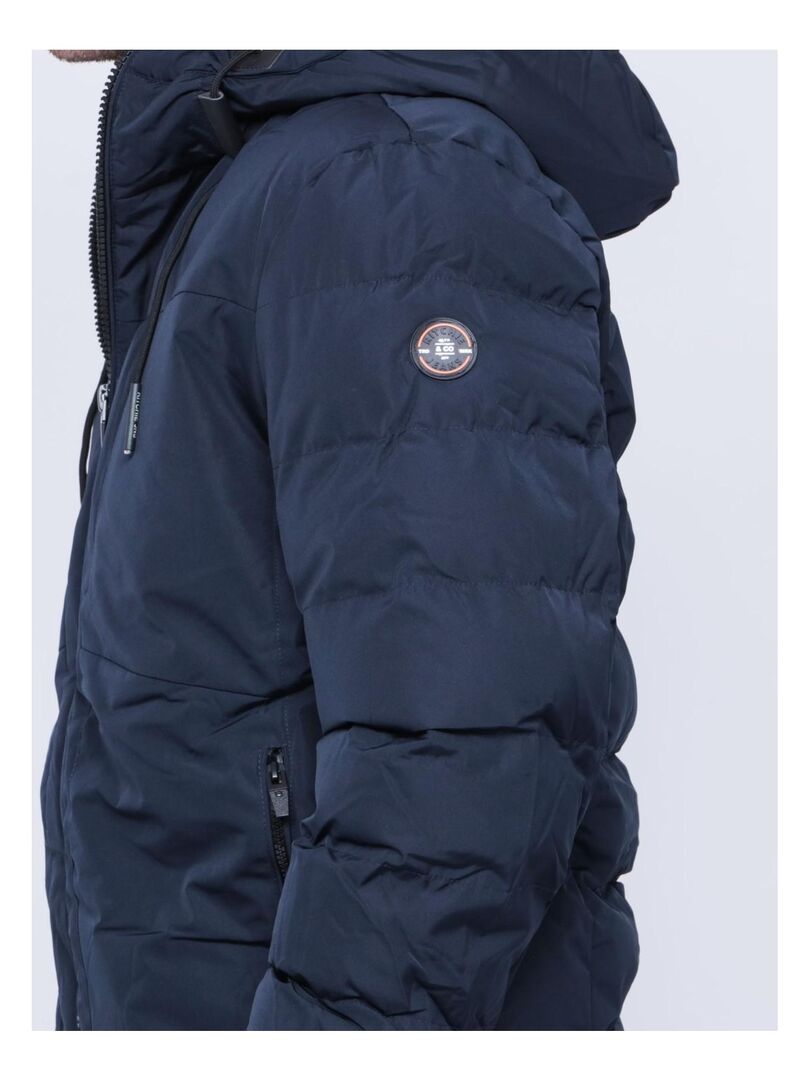 Doudoune capuche ZIPOLITE - Bleu marine - Kiabi - 89.90€