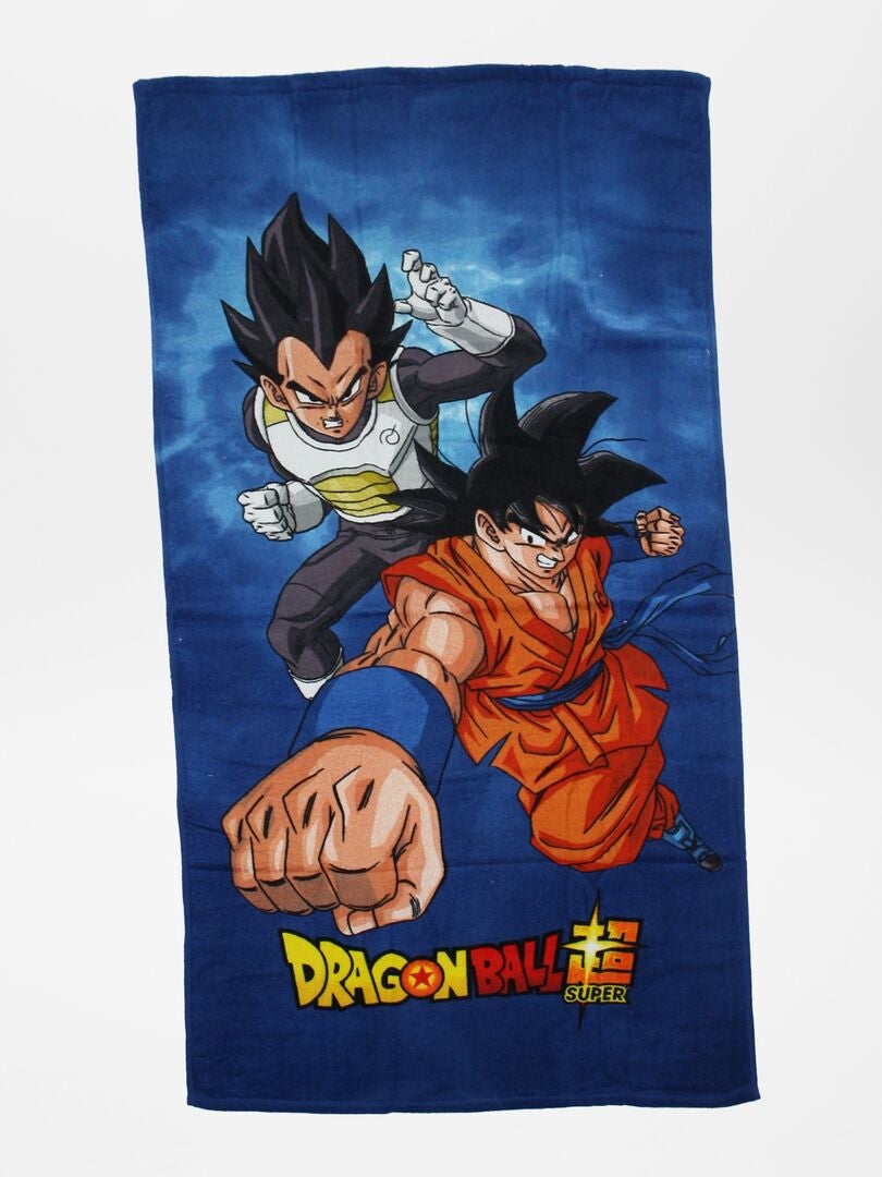 Drap de plage 'Dragon Ball Z' - Bleu - Kiabi - 12.00€