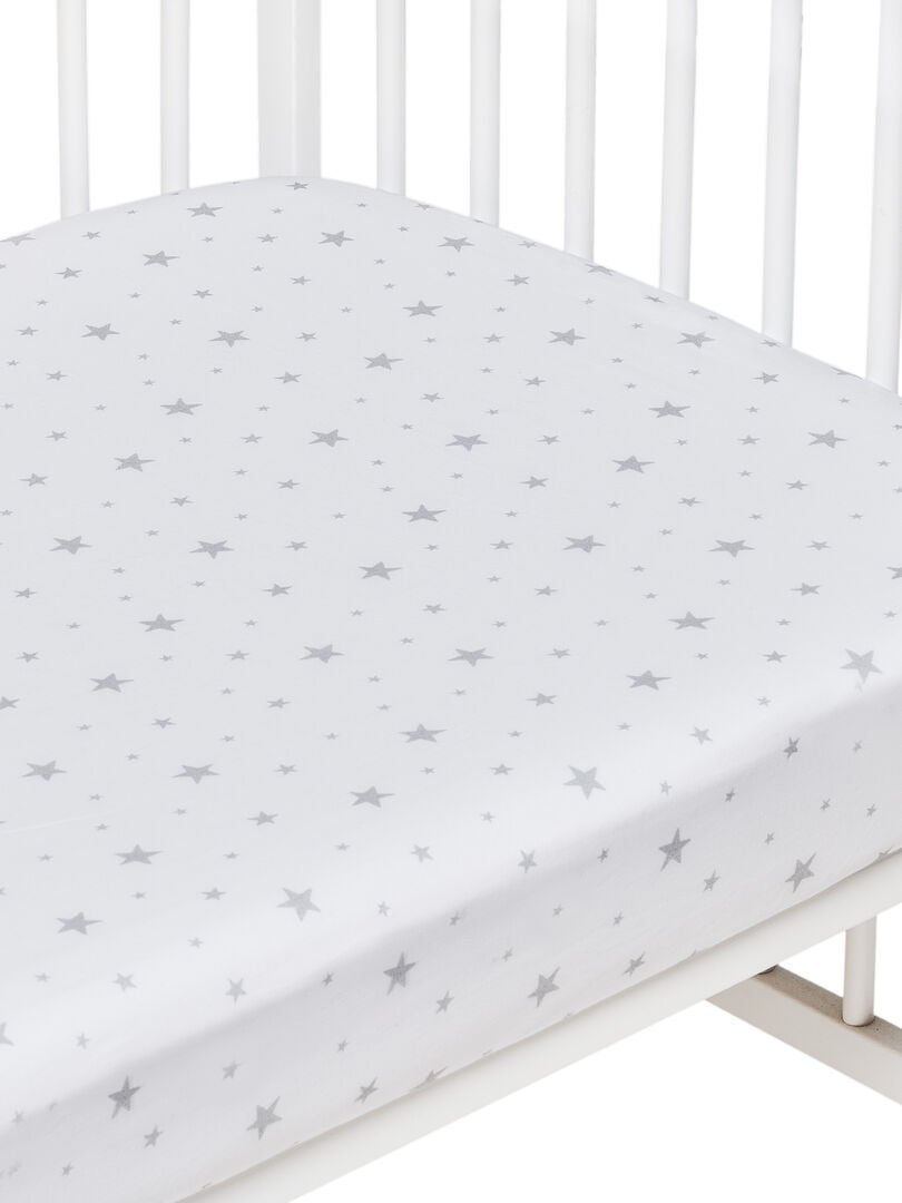 Drap Housse En Coton Stella Blanc Kiabi 29 90€
