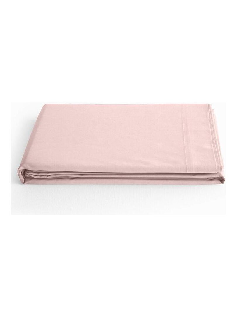 Drap plat "Prémium" - Couleur Rose Dragée - Rose - Kiabi - 14.90€