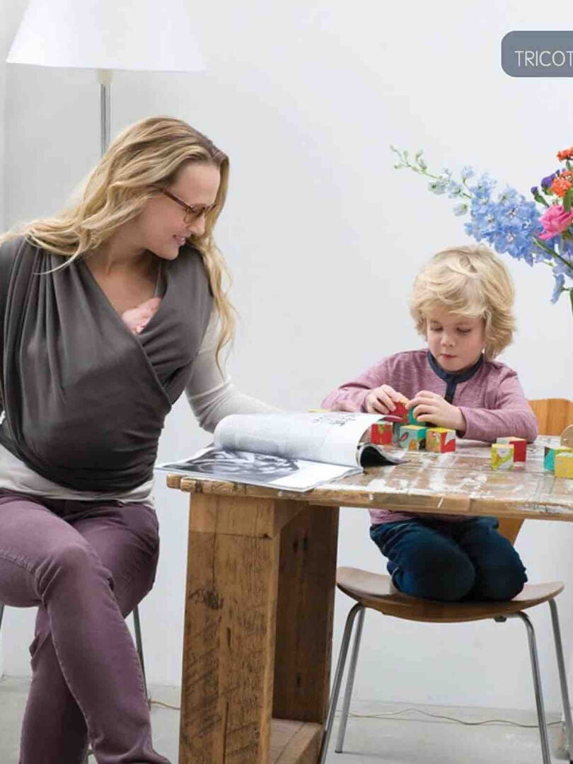 Écharpe de portage , Tricot Slen Babylonia - Beige - Kiabi - 79.90€