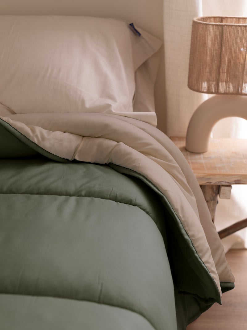 Édredon Basic "Happyfriday" - Vert olive - Adulte - 82.00€ - Kiabi