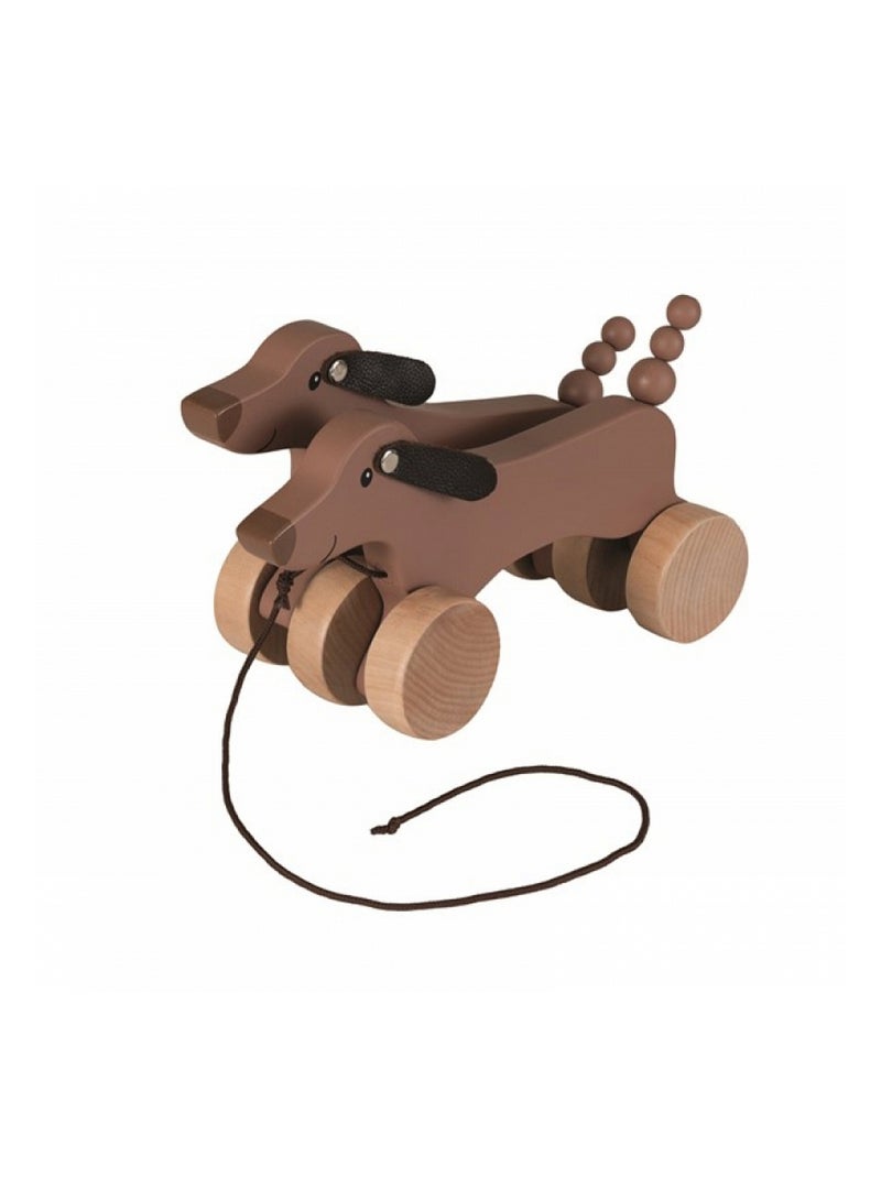 Edward le chien a tirer en bois - N/A - Bébé - 34.99€ - Kiabi