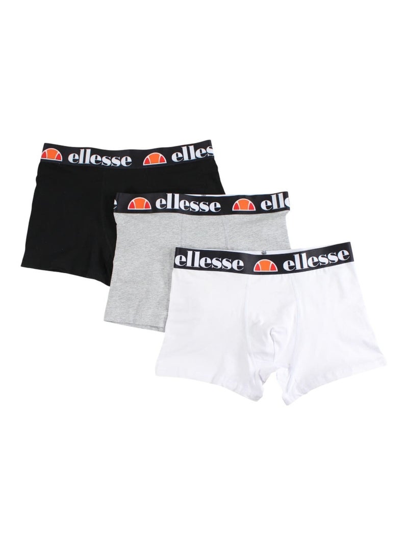 Ellesse - Pack de 3 boxers Homme - Gris - Adulte - 22.90€ - Kiabi
