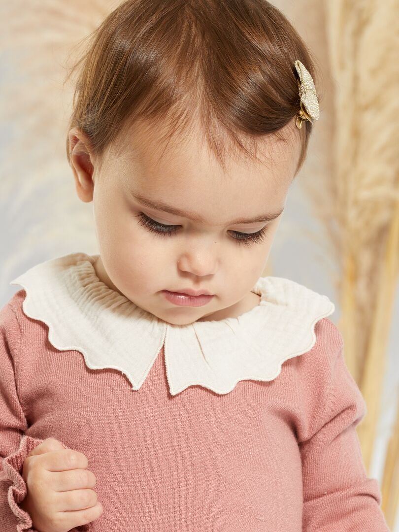 Ensemble 2 pièces - Robe + collants - Rose - Kiabi - 16.00€