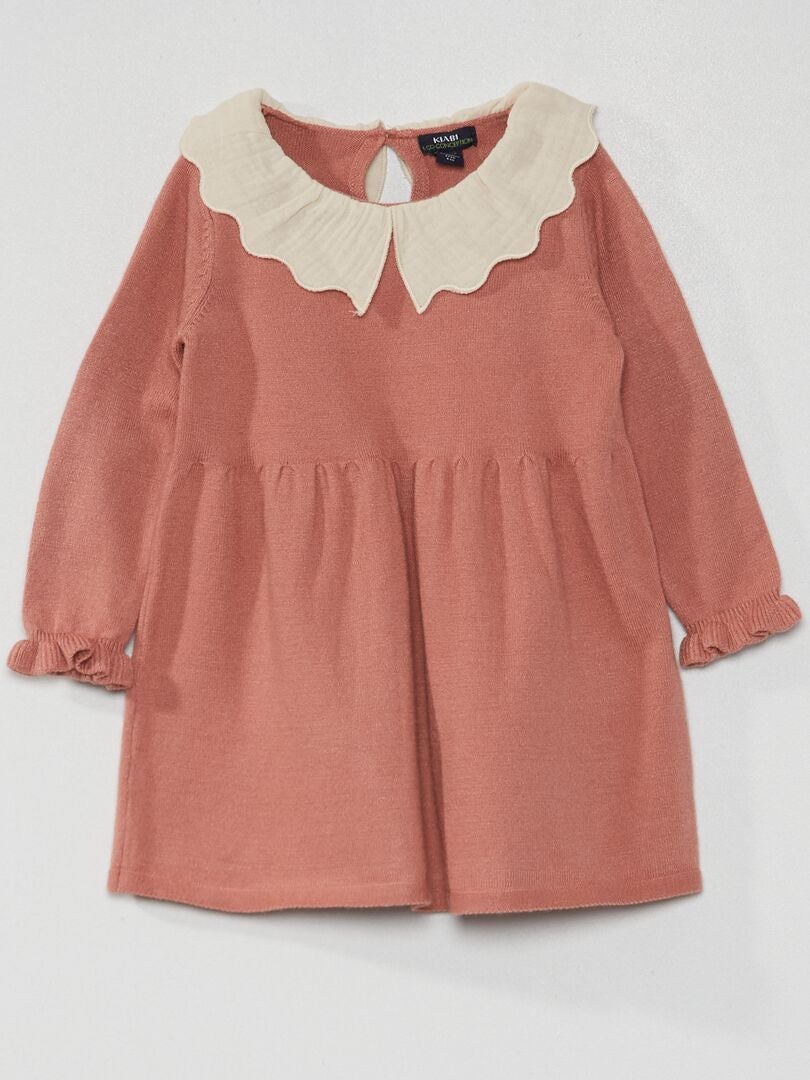 Ensemble 2 pièces - Robe + collants - Rose - Kiabi - 16.00€