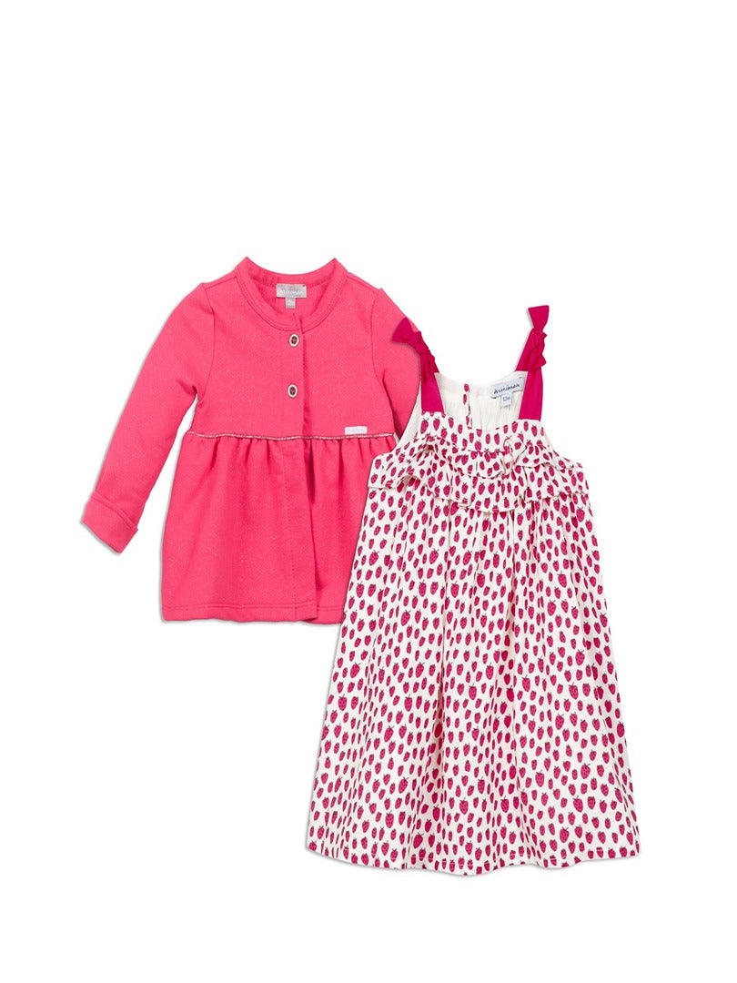 Ensemble 2 Pièces Robe Et Cardigan 'miniman' - Rose fushia - Kiabi - 55.00€
