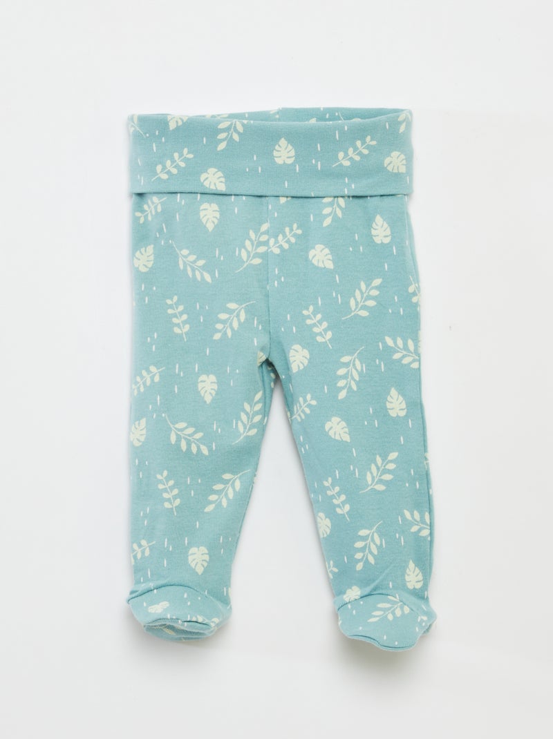 Ensemble body + legging avec pieds 'Simba' - Vert - Kiabi - 15.00€