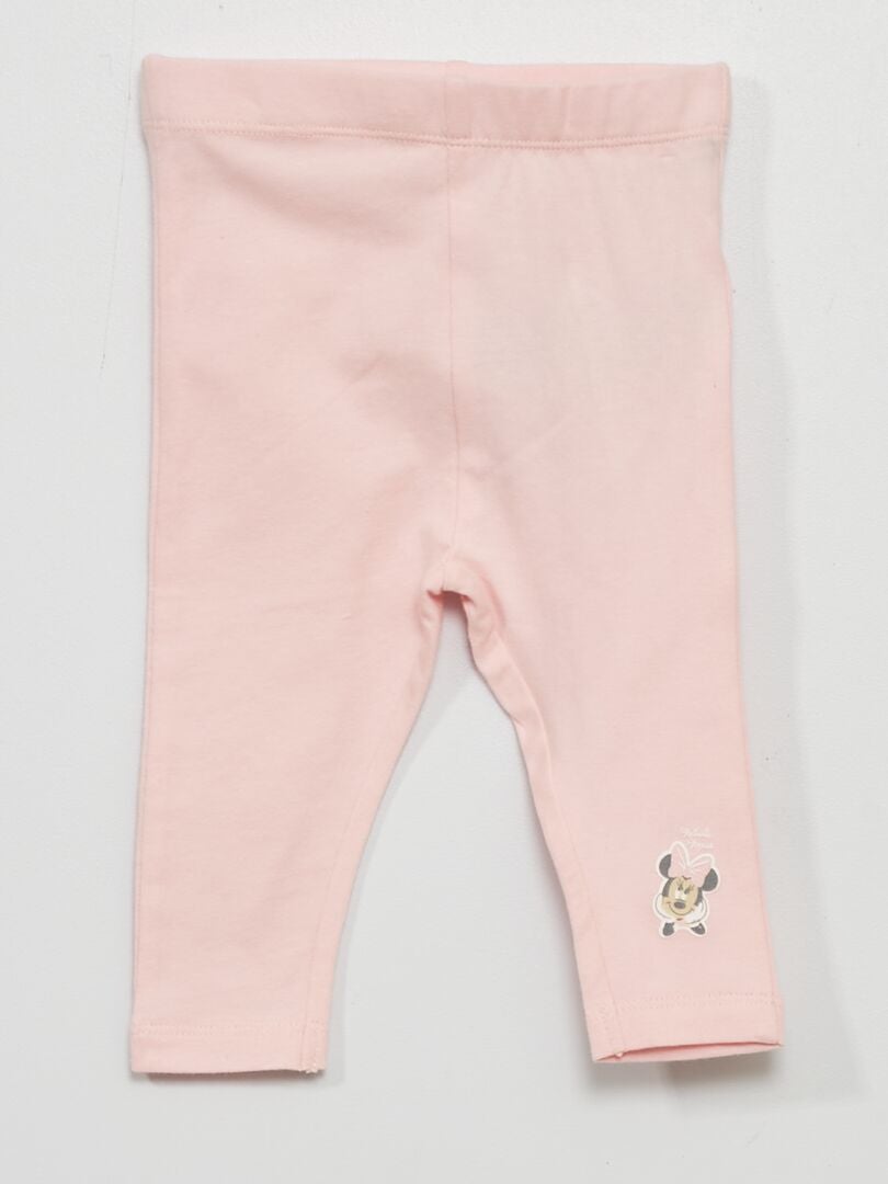 Ensemble body robe + legging - 2 pièces - beige/rose - Kiabi - 9.00€