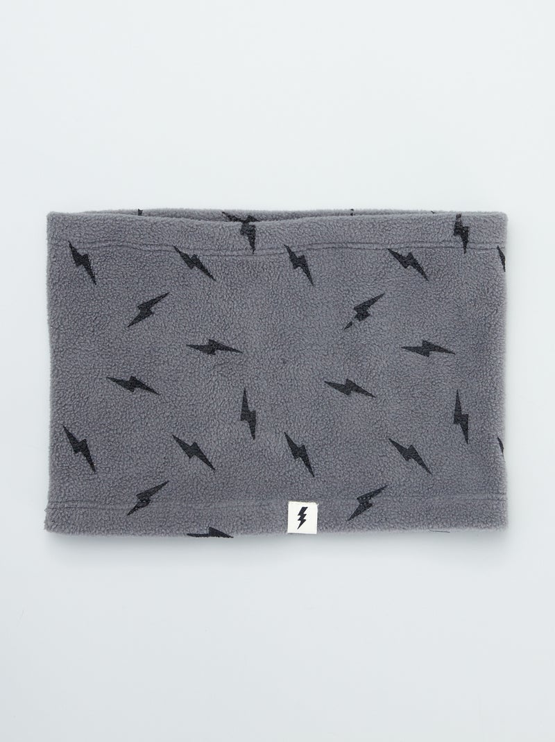 Ensemble bonnet + tour de cou - Gris - 9.00€ - Kiabi