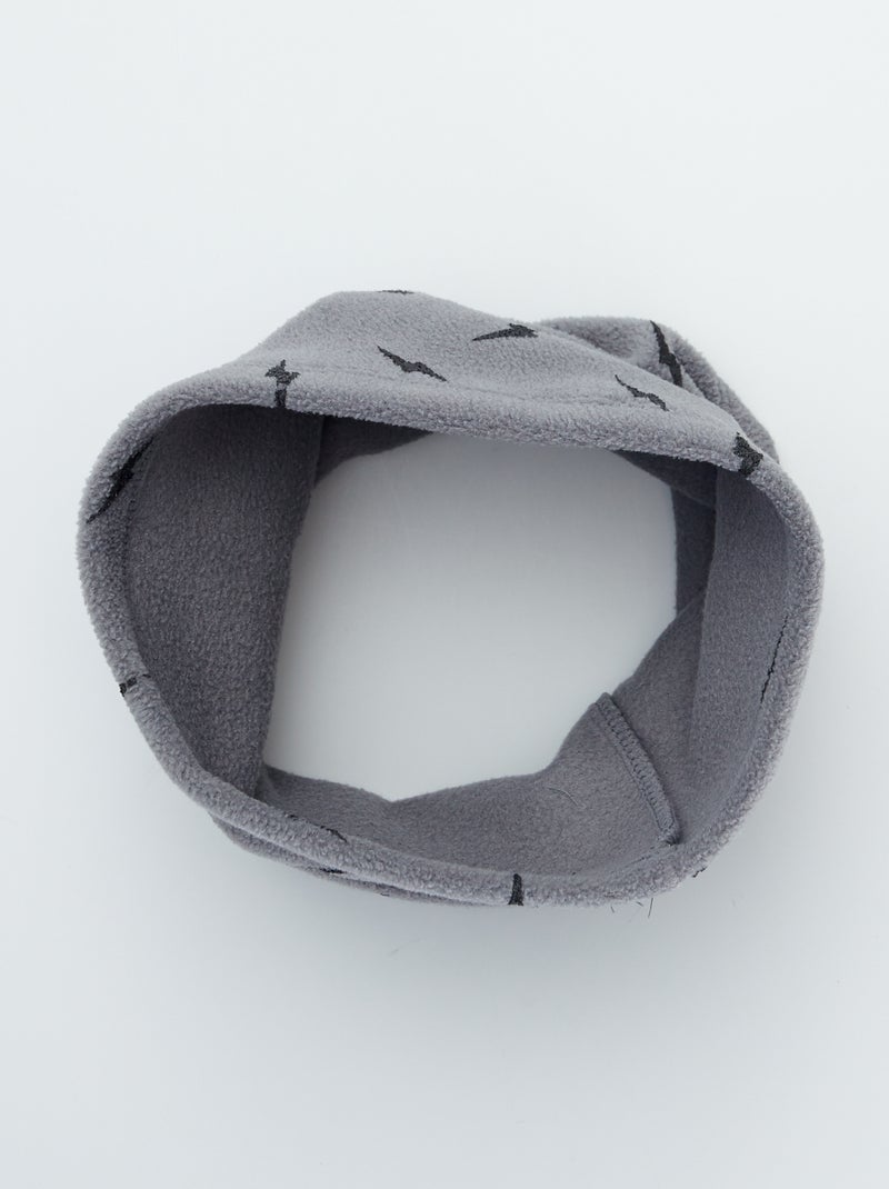 Ensemble bonnet + tour de cou - Gris - 9.00€ - Kiabi