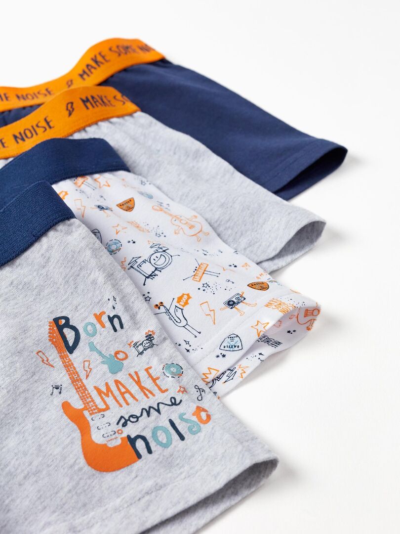 Ensemble de quatre boxers essential line 'Zippy' - Multicolore - Kiabi ...